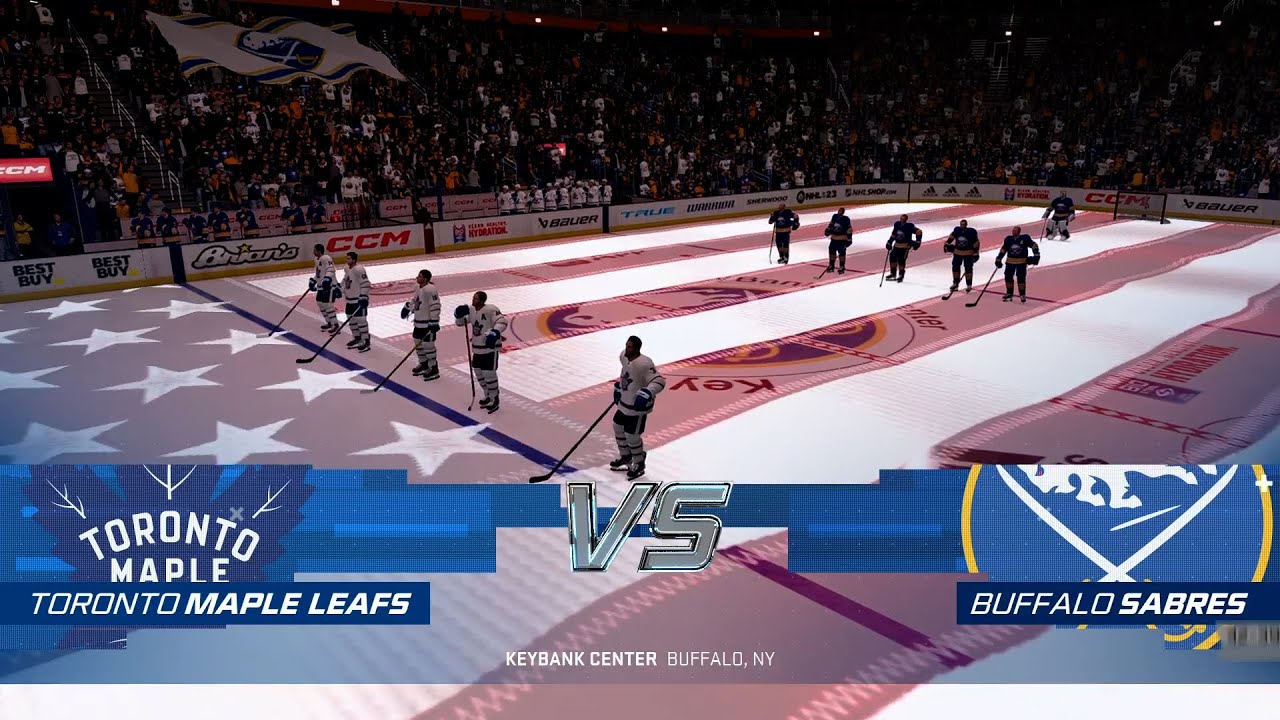 Toronto Maple Leafs vs Buffalo Sabres | season 23/24 | NHL 23/24 - YouTube
