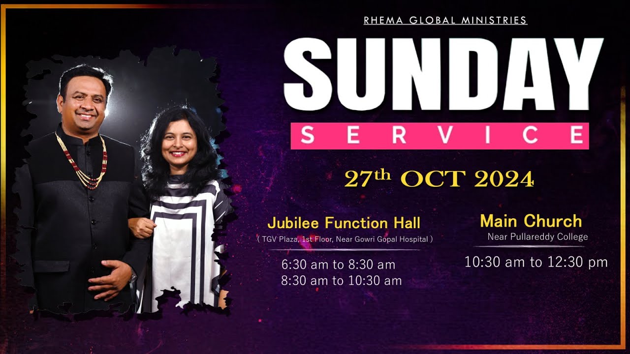 Dr. Pramod joshua Burns | Dr. Blessy The Rhema Global Ministries | 2nd ...