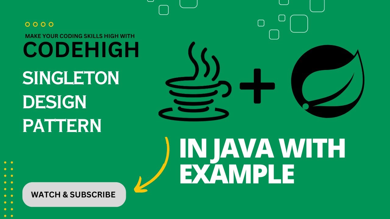 Singleton Design Pattern in Java || Interview Concepts || Real Life ...