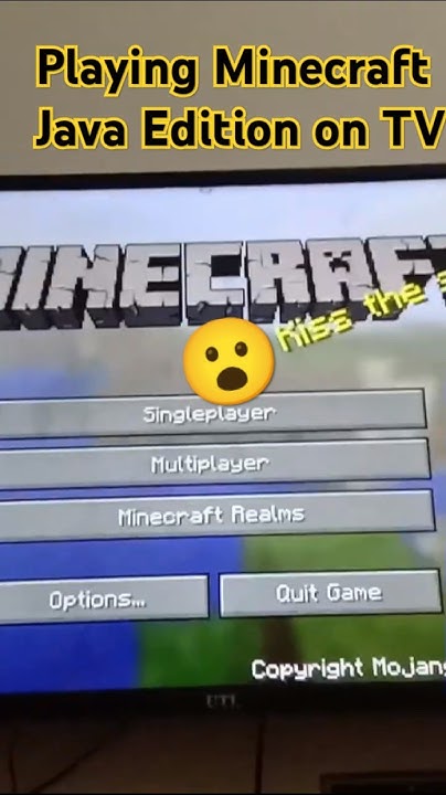 I Played Minecraft Java Edition On My TV #shorts - YouTube