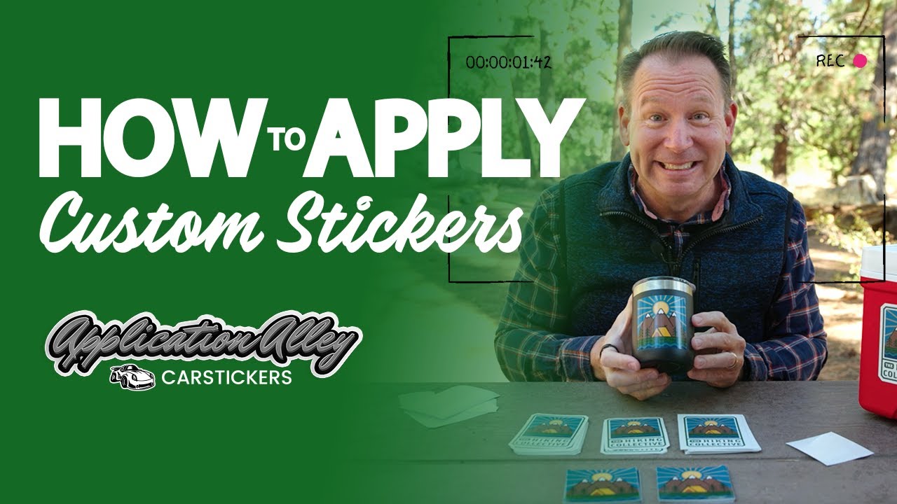 How To Apply Custom Stickers - YouTube