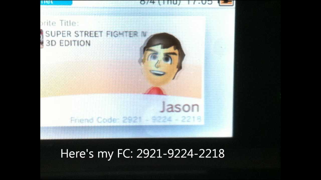 Official Nintendo 3DS Friend Code Exchange - YouTube
