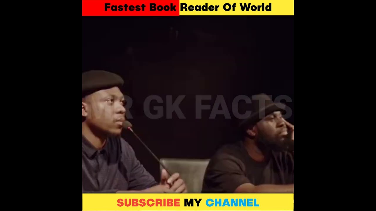 Fastest Book Reader Of World | amazing facts | viral video | # ...