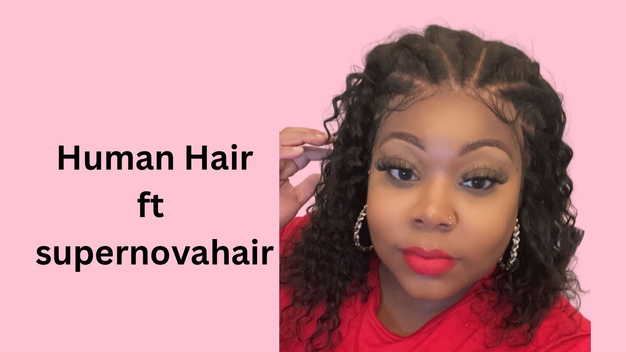 HUMAN HAIR 💧😱 16 inch braided deep wave unit Ft Supernova Hair 10/10‼️ ...