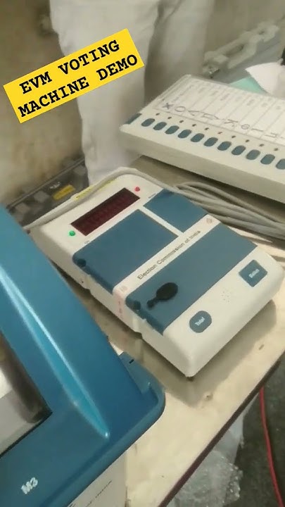 Evm voting machine demo 2024 - YouTube
