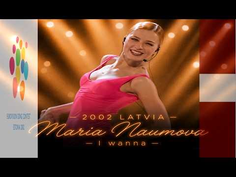 eurovision 2002 Latvia 🇱🇻 Maria Naumova - I wanna 🏆 ᴴᴰ - YouTube