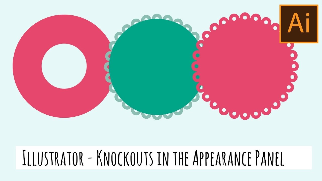 Illustrator Make Holes In Shapes Using The Appearance Panel Create illustrator-make-holes-in-shapes-using-the-appearance-panel-create