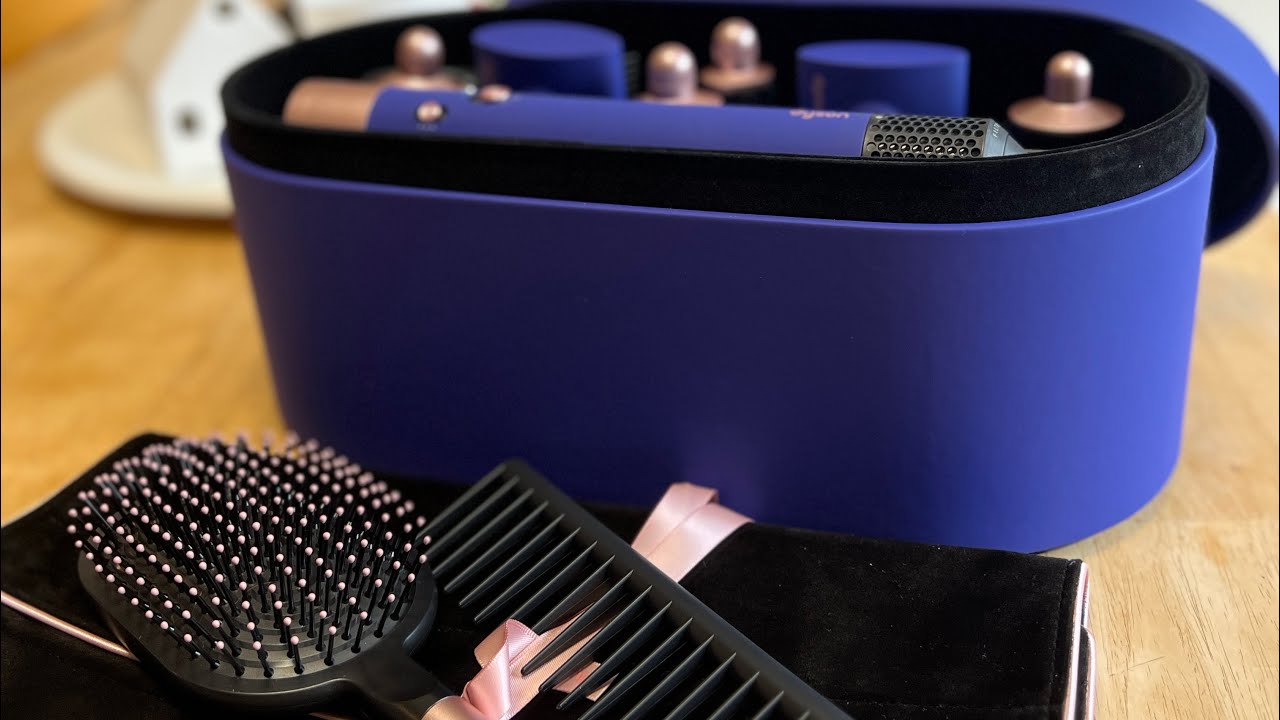 Unboxing Dyson Airwrap Complete Vinca-Blue-Rosé - YouTube