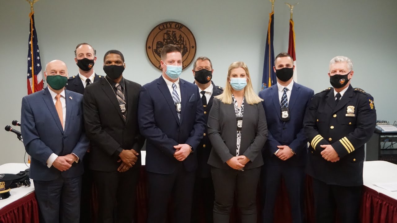 Police Department Swearing In Ceremony (Feb. 12, 2021) - YouTube