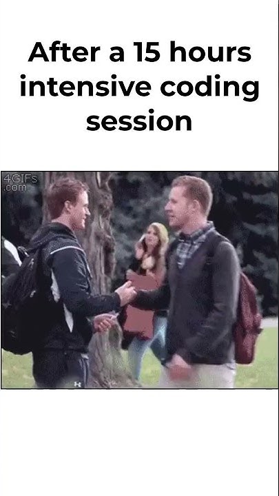 After a 15 hours intensive coding session - YouTube