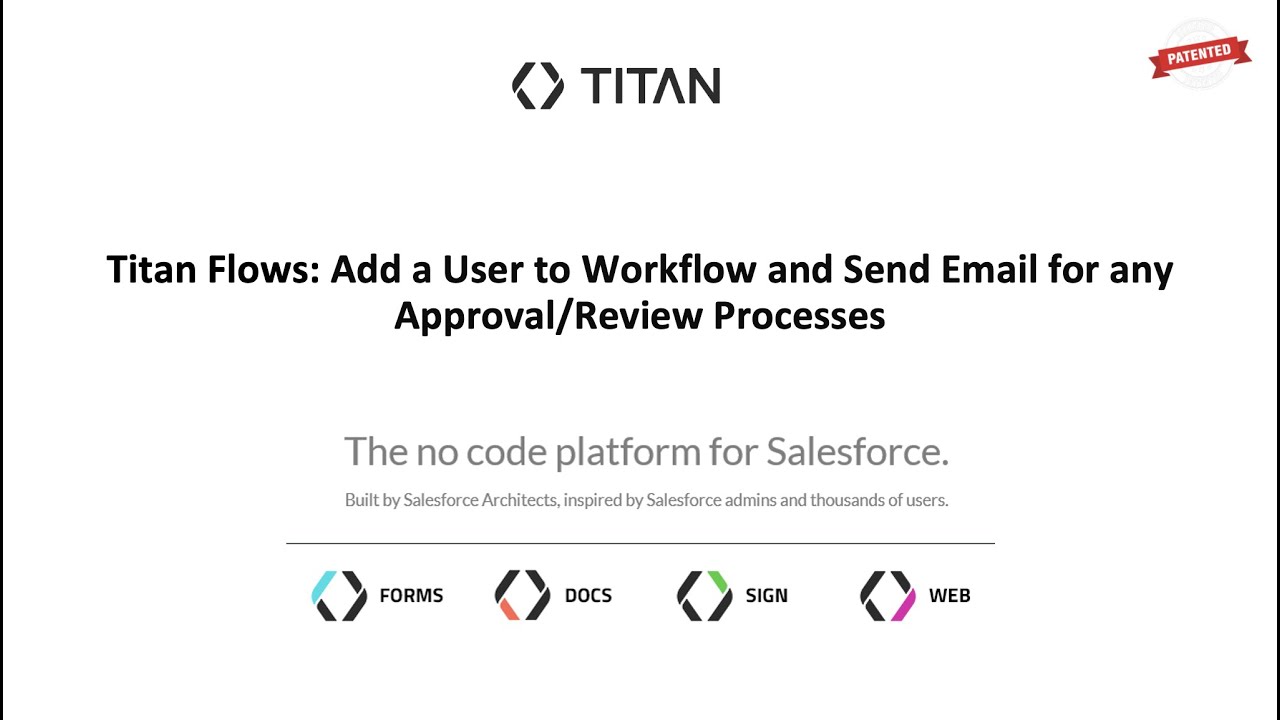 Titan Flows | Add a User to Workflow and Send Email for any Approval ...