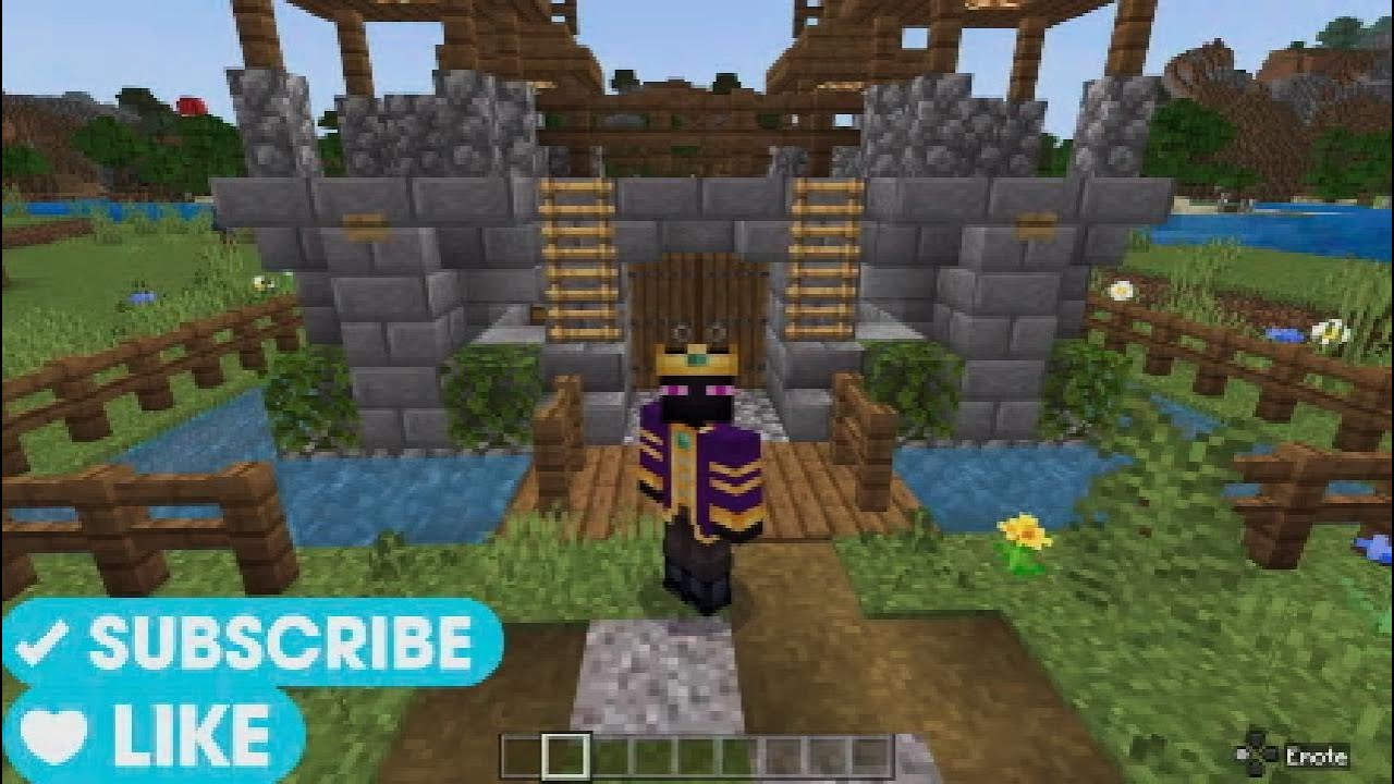 Come COSTRUIRE UN MINI CASTELLO SU MINECRAFT 👍👌 - YouTube