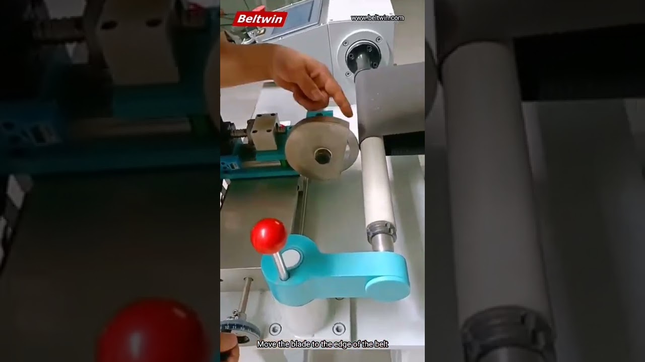 Beltwin Automatic Timing Belt Cutting Machine - YouTube