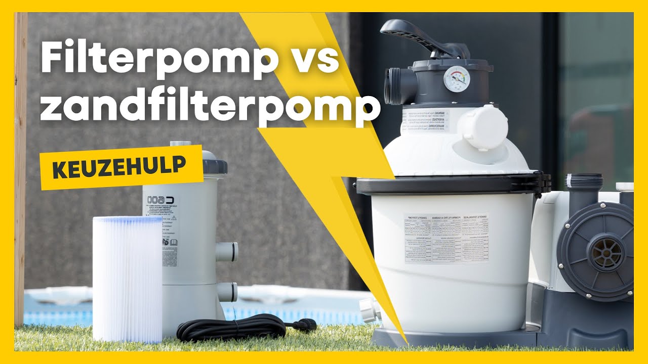 Filterpomp vs. zandfilterpomp - YouTube