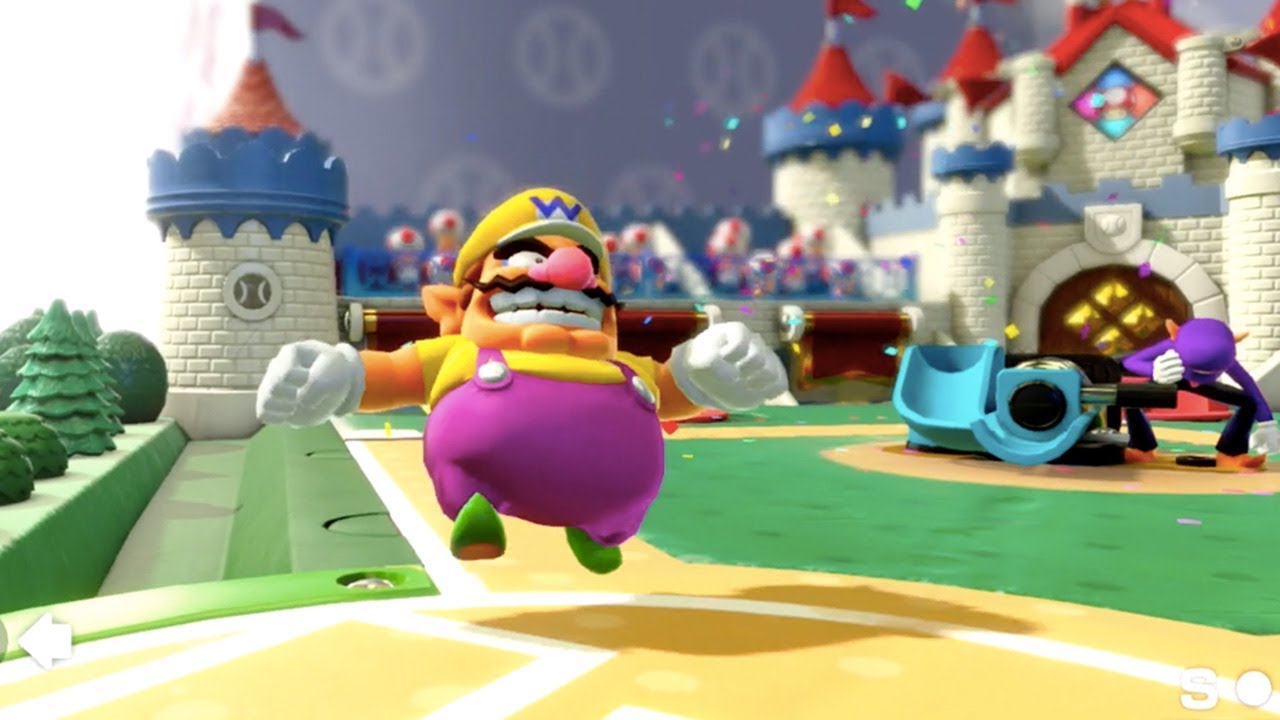 Super Mario Party - Mini League Baseball - Toad's Rec Room (Wario vs ...