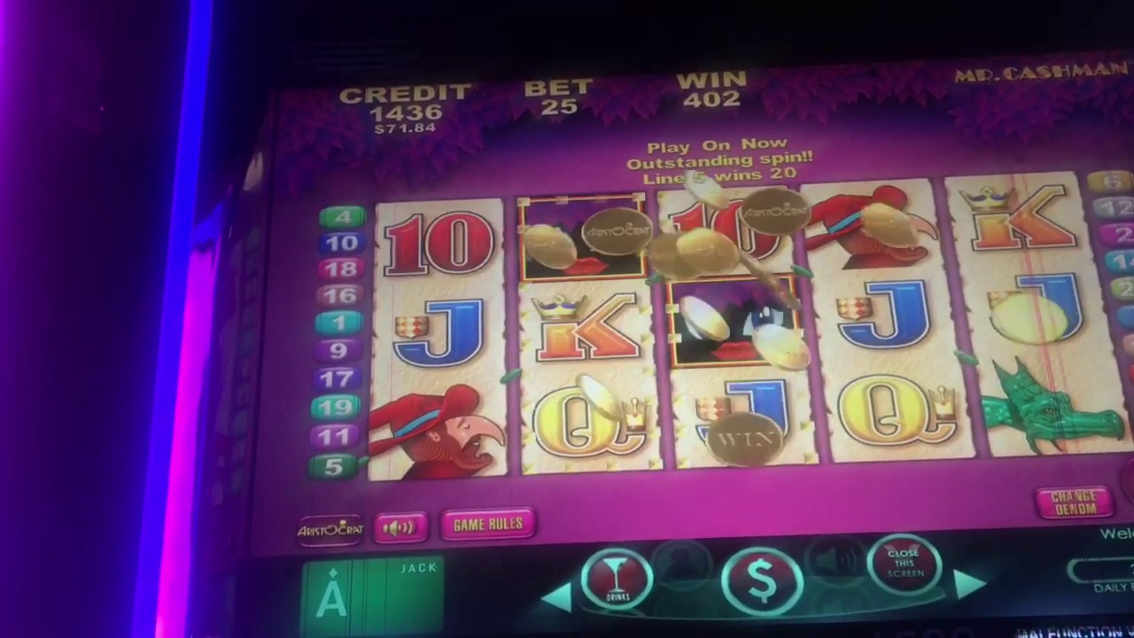 BIG WIN - Mr. Cashman Slot Machine Bonus - YouTube