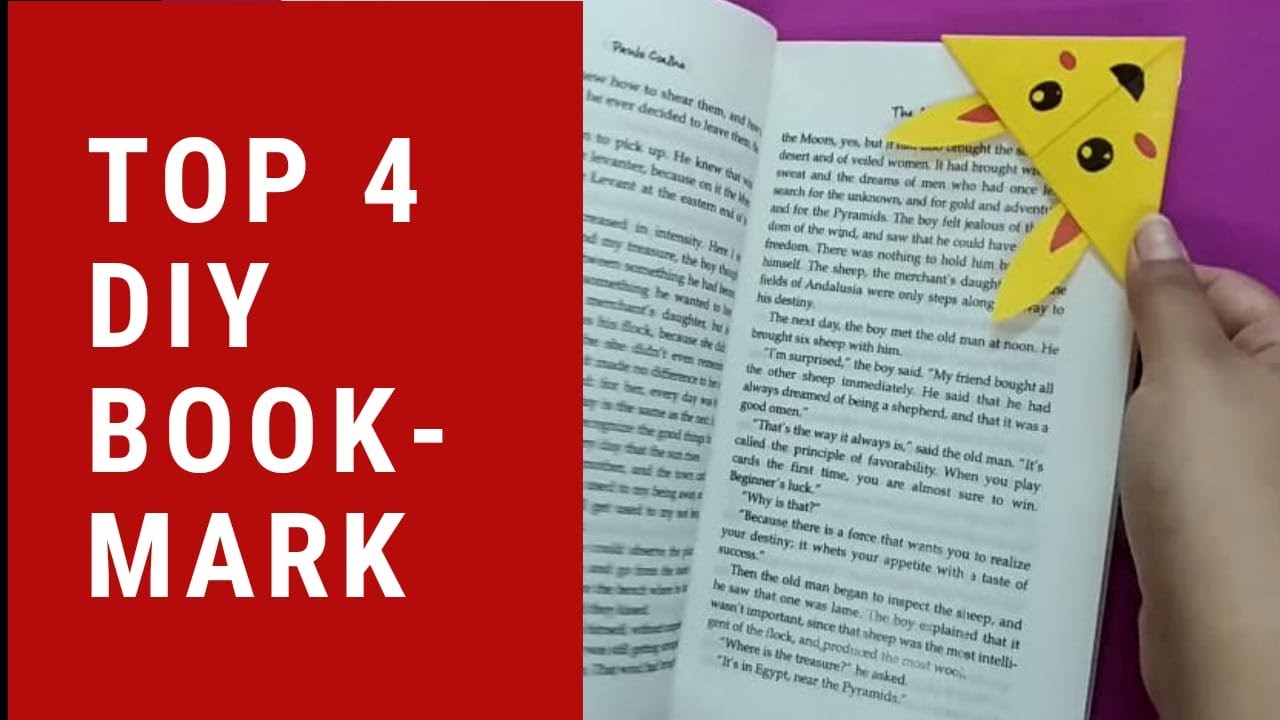 Easy Bookmark Tutorial | Creative Bookmark Ideas | Origami Bookmark. - YouTube