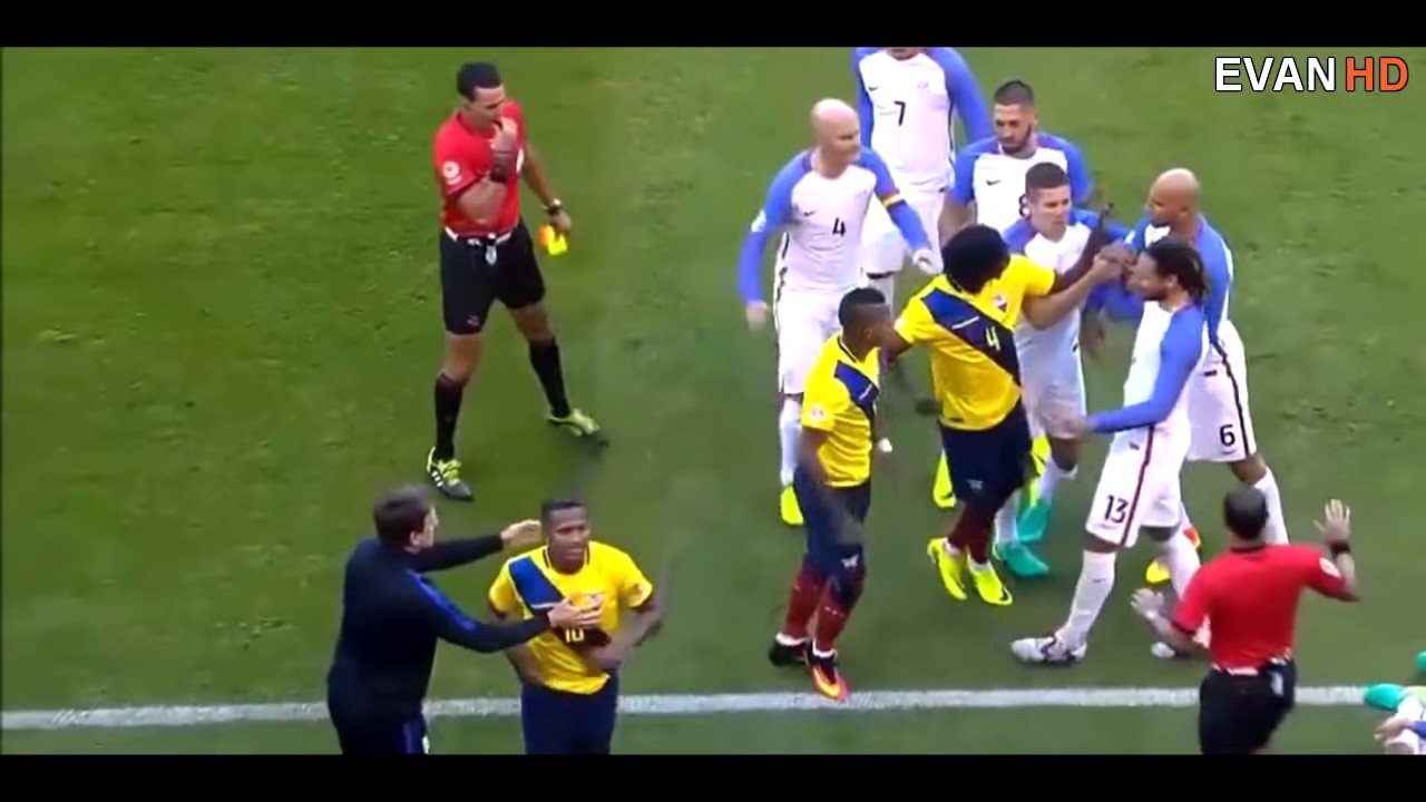 Best Football Fights & Angry Moments 2016 17 HD - YouTube