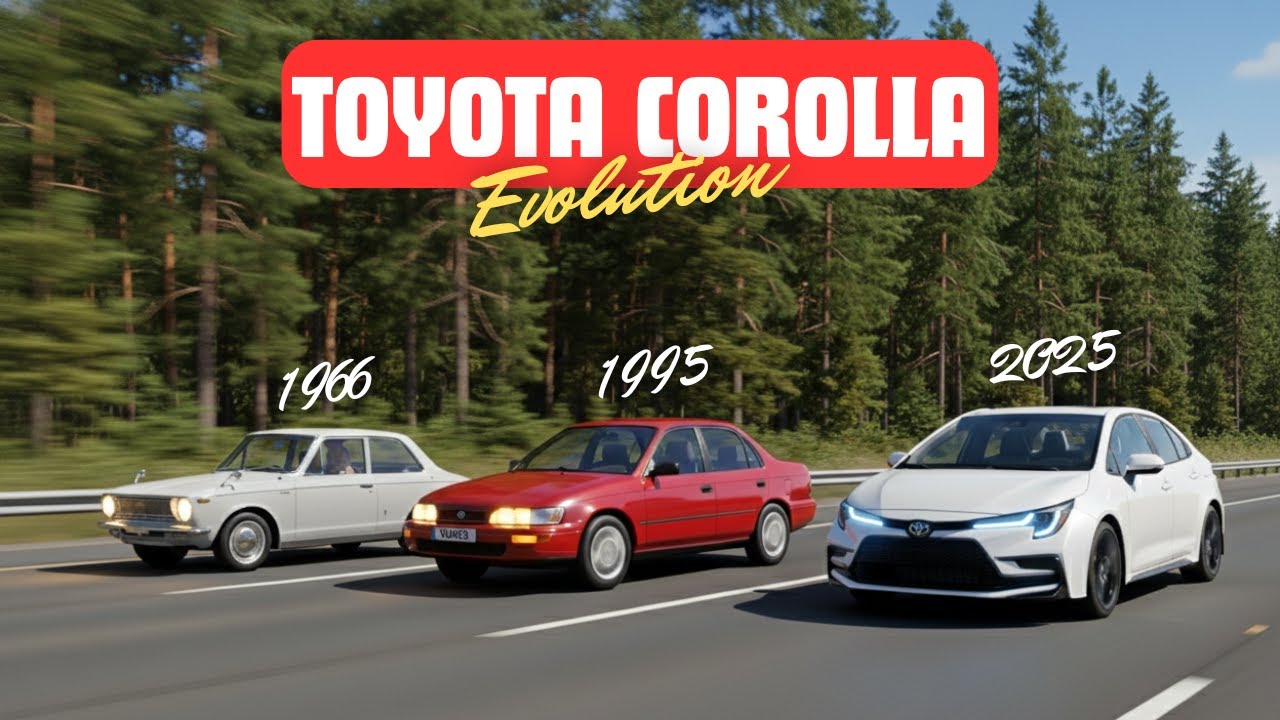 Toyota Corolla Evolution (1966 - 2025) | Car Evolution #5 - YouTube