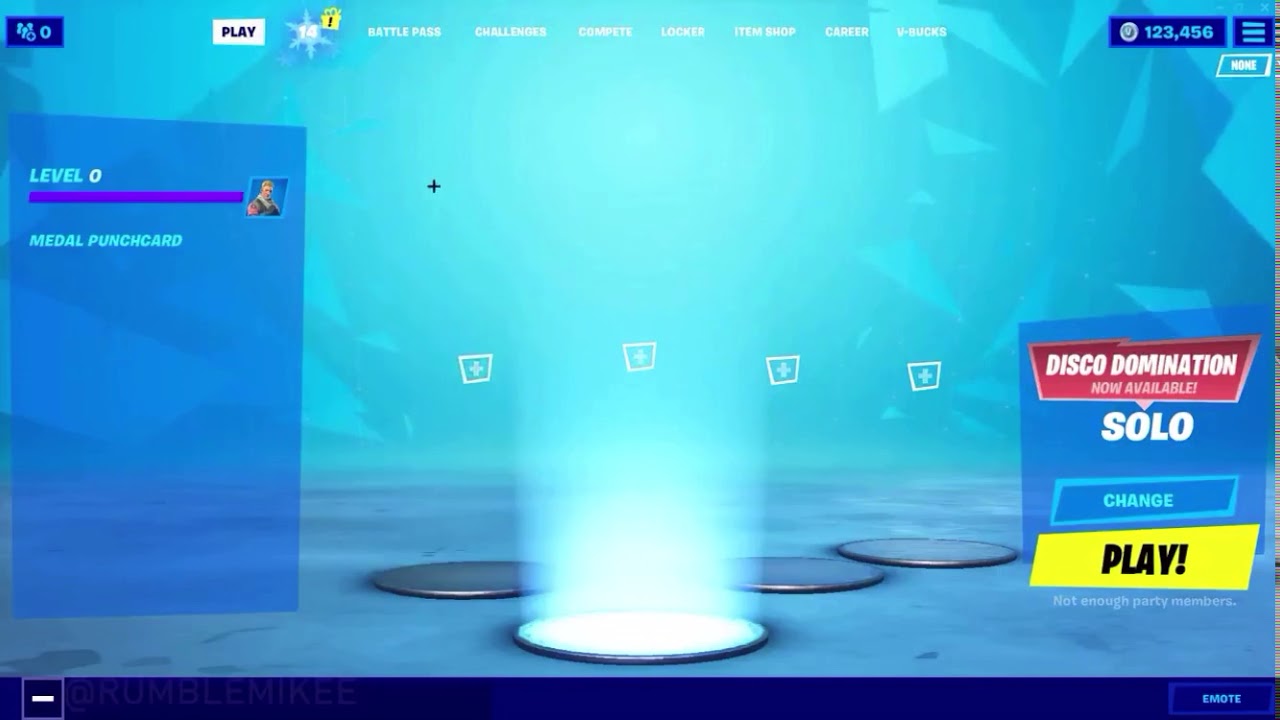 Fortnite WinterFest Lobby Leaked - YouTube