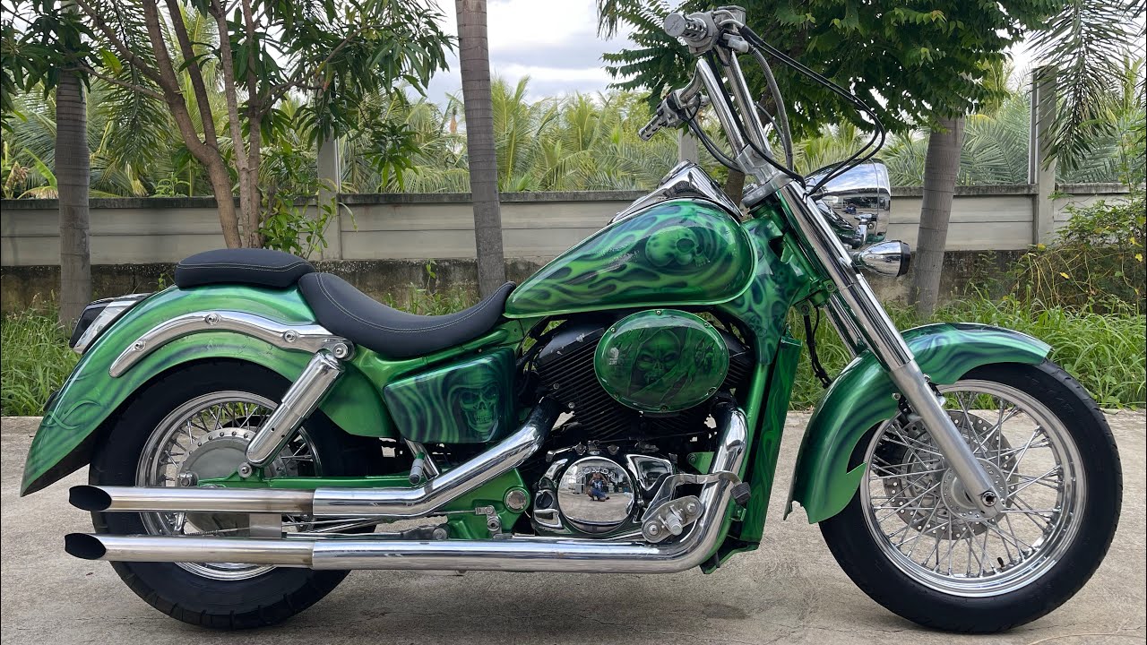 Honda Shadow 400 Classic งานสี Custom มาทั้งคัน ราคา 63,000 บาท สนใจ 089 042 0834 - YouTube