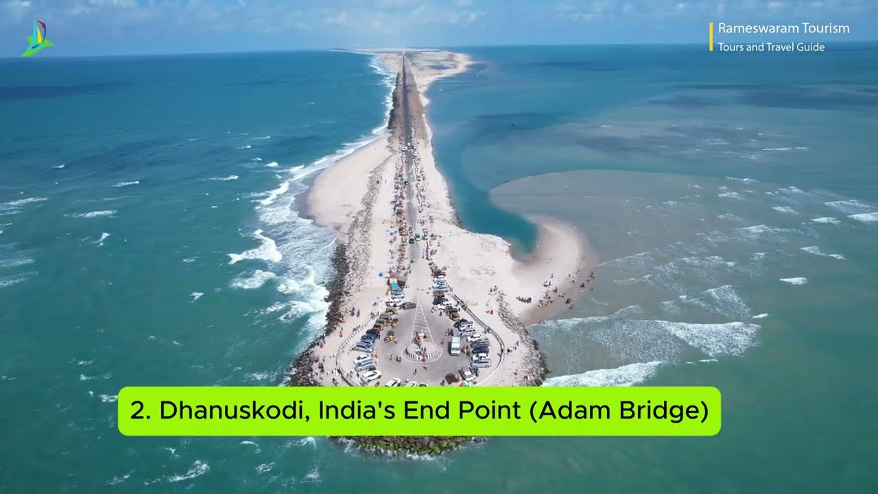Rameswaram Tourist Places | Dhanushkodi Tour | Ram Sethu | Adam Bridge ...