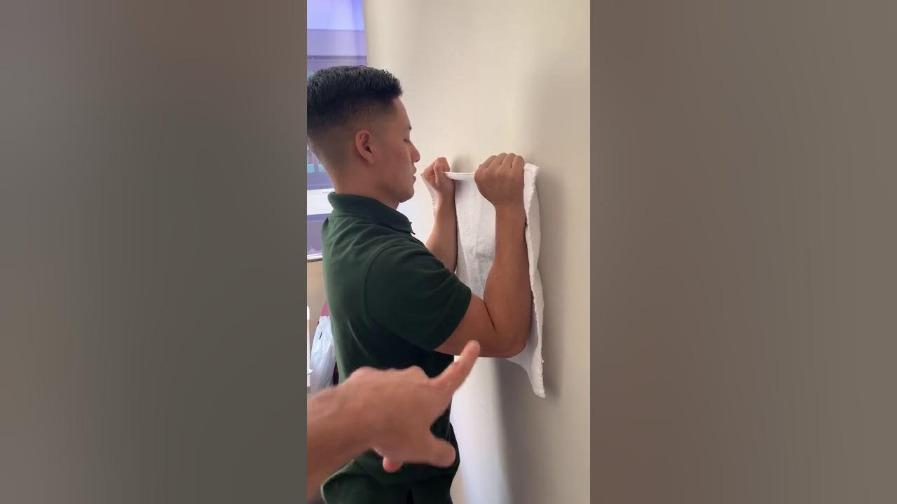 Serratus Wall Slide Exercise - YouTube