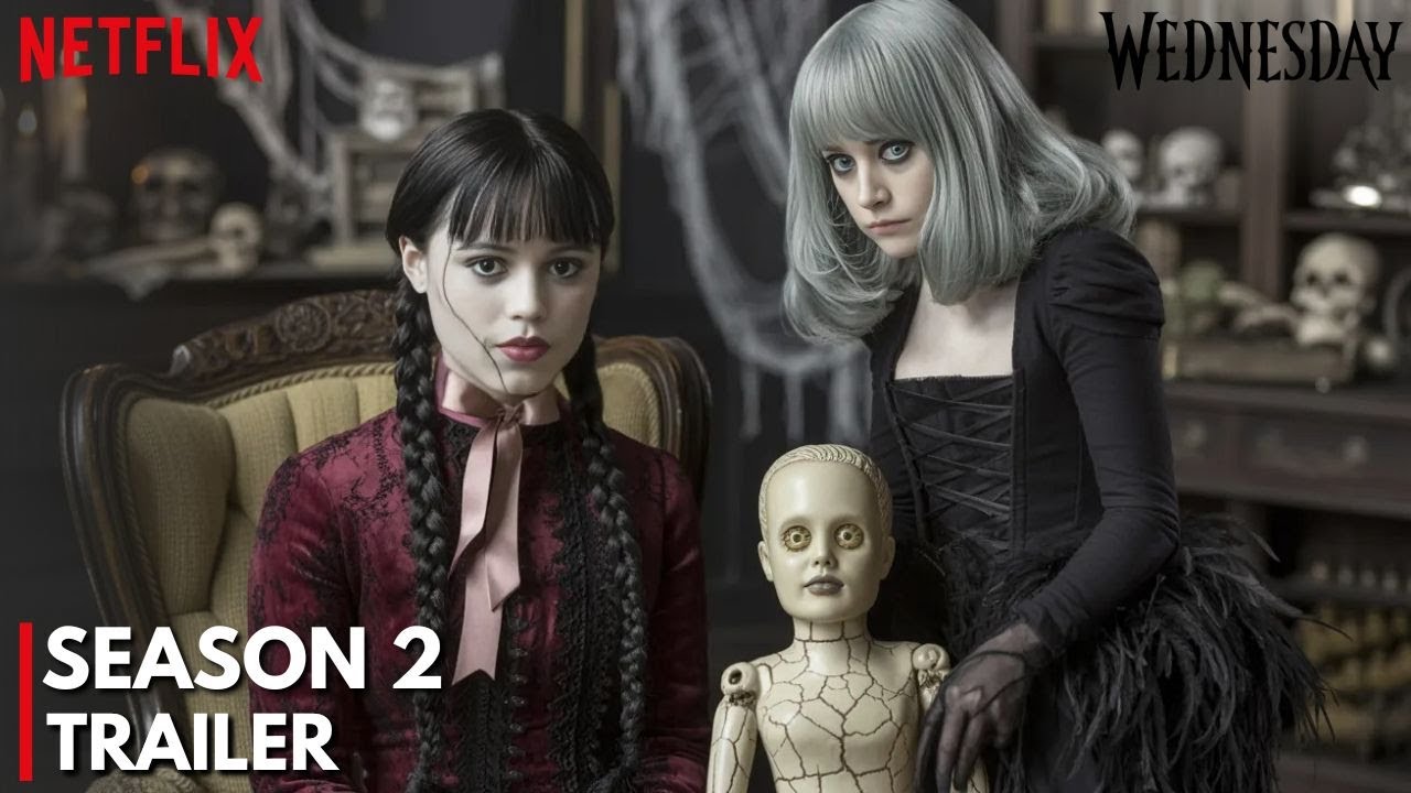 Wednesday Addams Season 2 Official Trailer | Release Date | Netflix ...