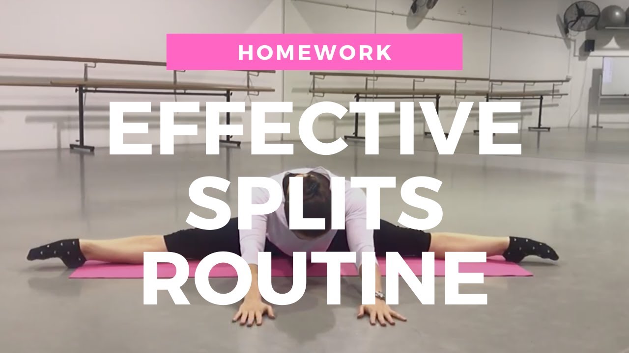 EFFECTIVE SPLITS ROUTINE! - YouTube