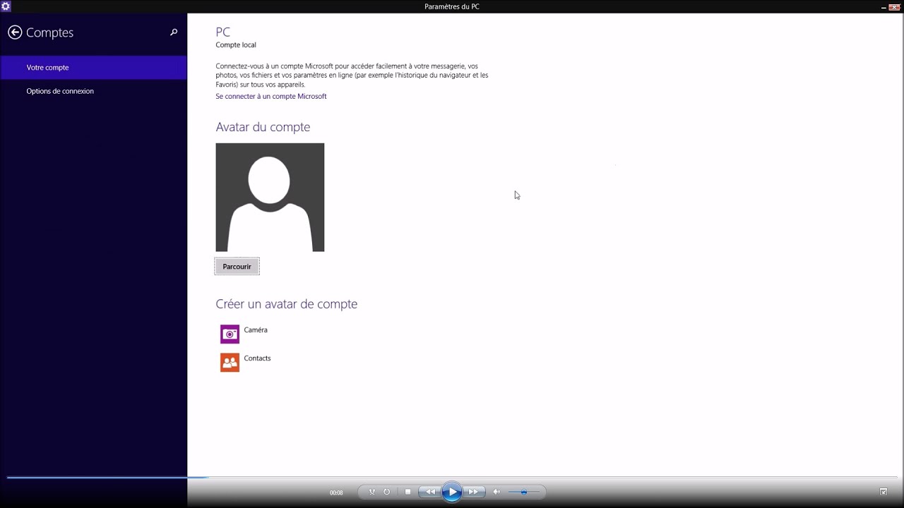 tutoriel windows 8 & 8.1: avatar - YouTube