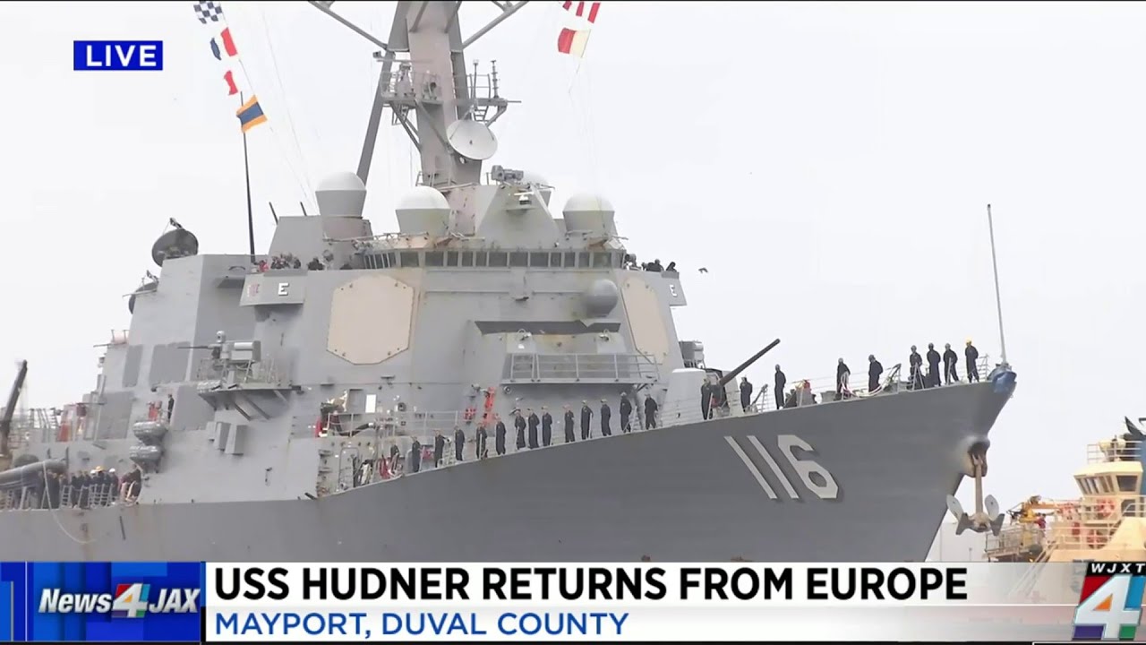 USS Hudner returns from Europe - YouTube