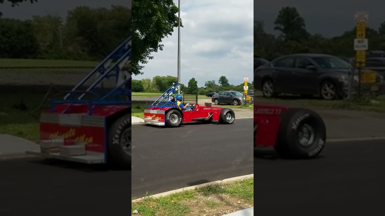 Racing at the Fire Department event - YouTube