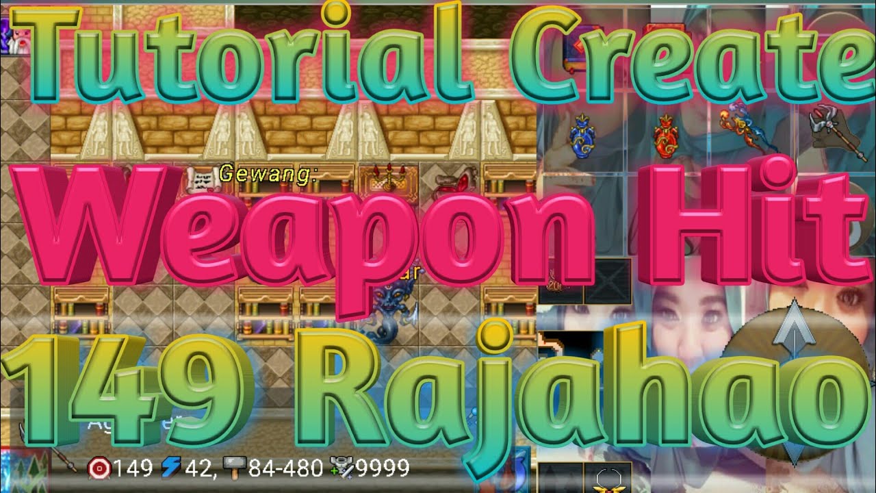 Tutorial Create Weapon 149 Hit Tibiame - YouTube