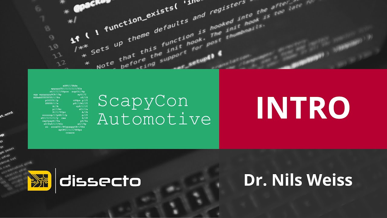 ScapyCon 24 - Welcome to the very first Scapy Conference - Dr. Nils Weiss - YouTube