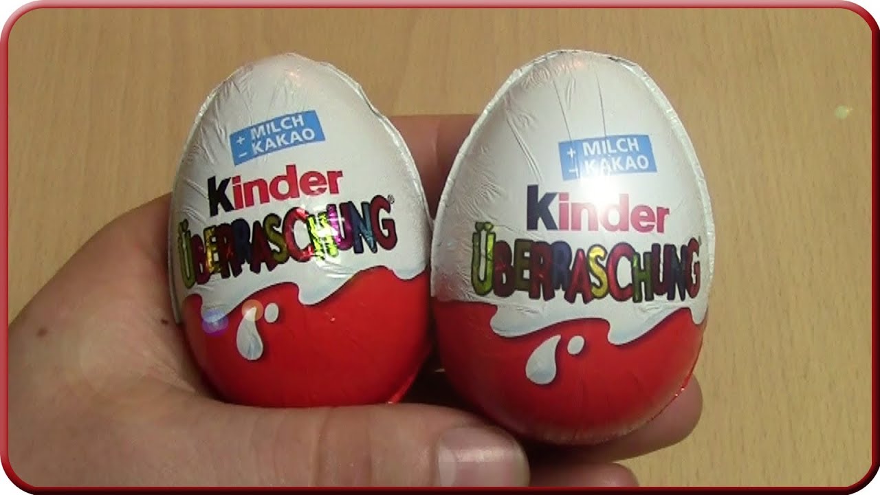 Kinder Überraschung Ü-eier Unboxing [Kinder Surprise] - YouTube