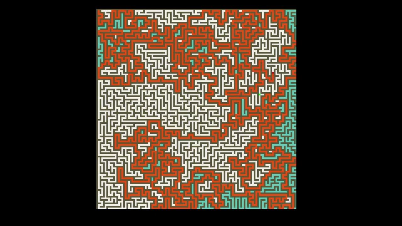 DFS Maze Generation and DFS Solve - YouTube