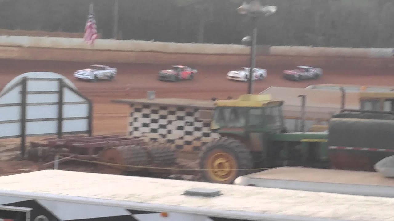 Stock eight heat race from Harris Speedway - YouTube