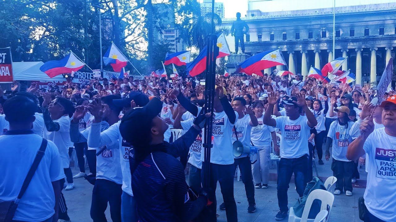 jesslen tv is live! liwasang Bonifacio PRAYER RALLY SUPPORT PRRD and ...