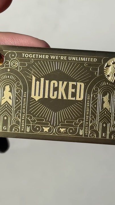 SOLD OUT Wicked Starbuck Gift Card💚💖 #wicked #wickedmovie #wickedmusical #starbucks #soldout ...