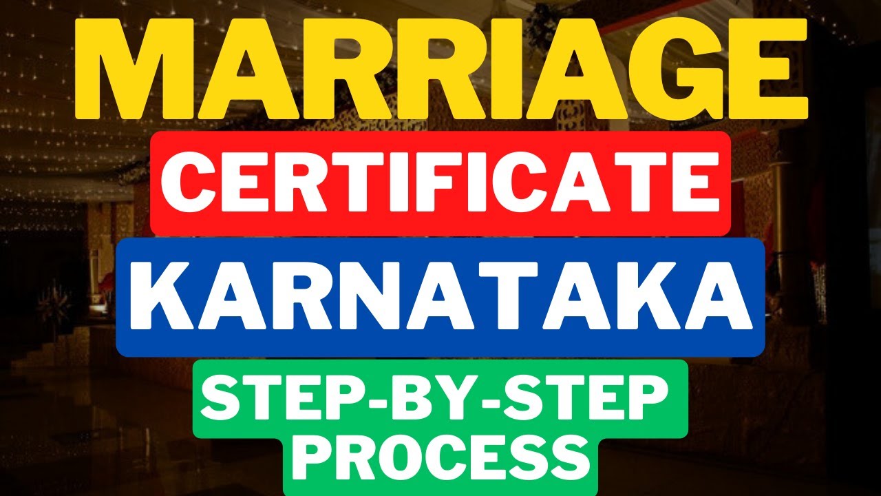 Marriage Certificate In Karnataka Marriage Registration YouTube marriage-certificate-in-karnataka-marriage-registration-youtube