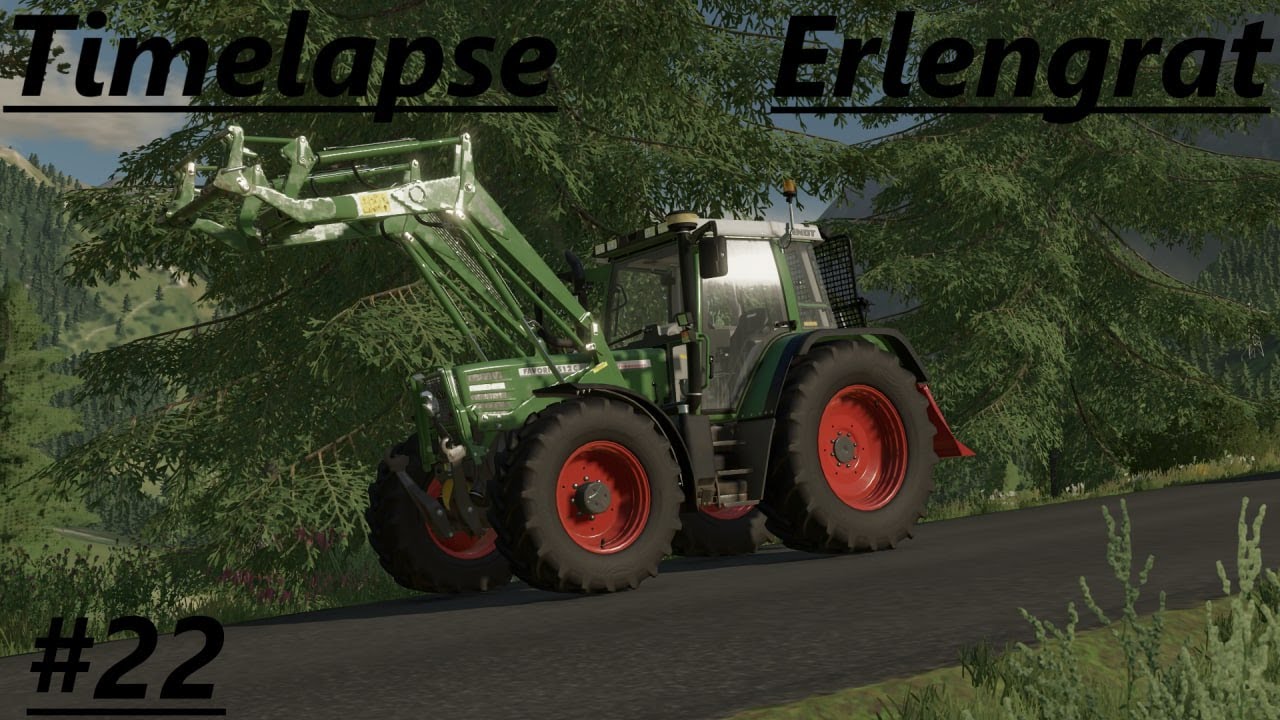 LS22 Timelapse Erlengrat #22 Holz rücken mit dem 512c! - YouTube