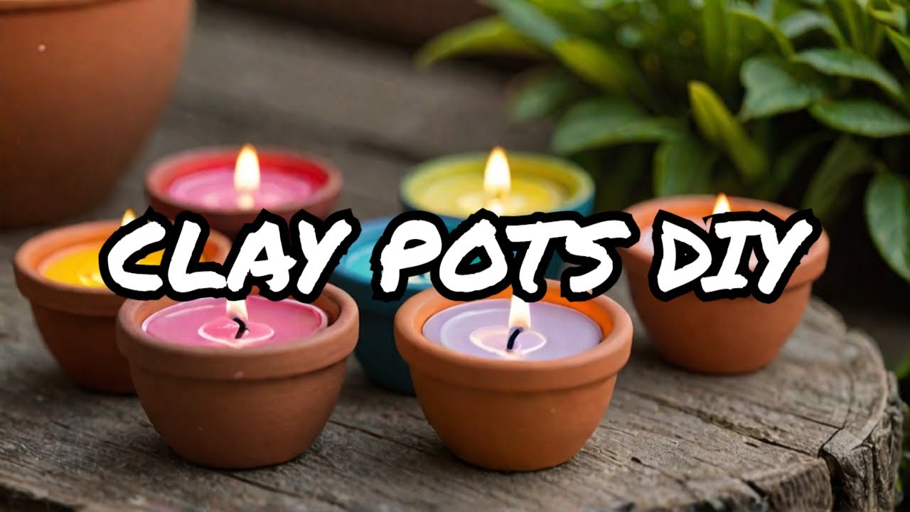 Clay masters china | Clay pot tea lights | China clay magic - YouTube