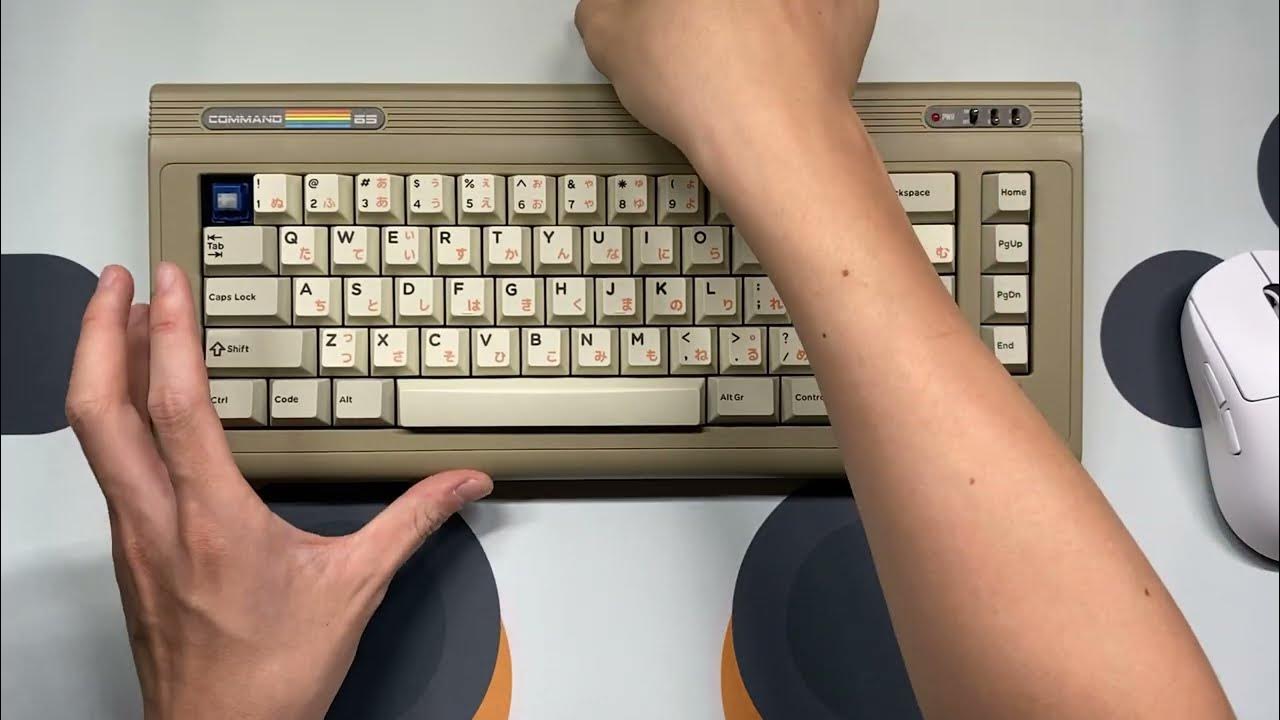 Command 65 Prototype Typing Sounds - YouTube
