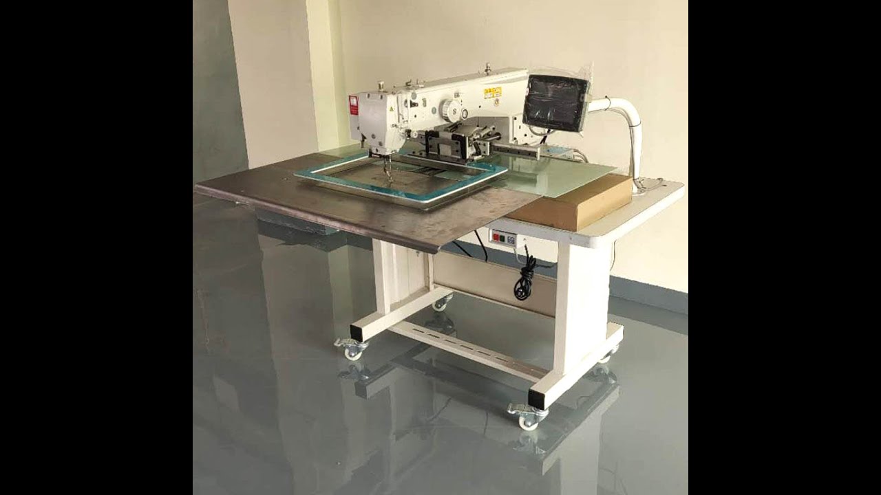 computer pattern sewing machine - YouTube