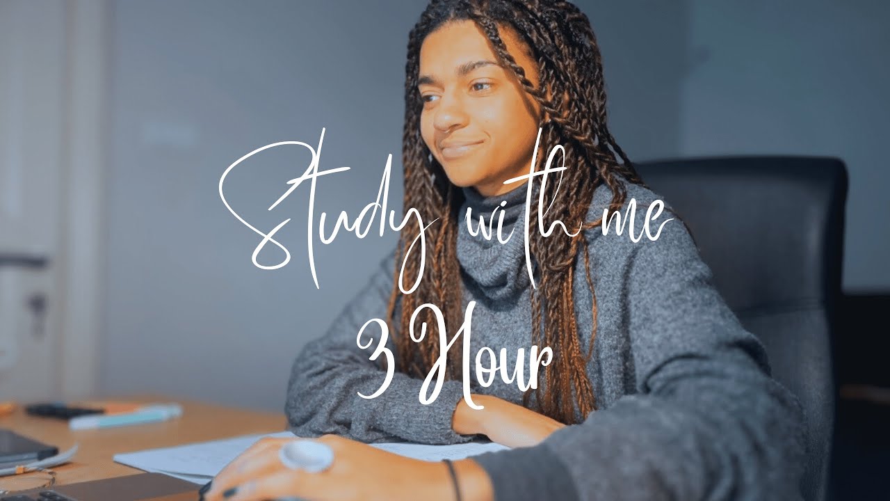 Study with me live!| 3 hour| Promodoro method| no Background noises- no ...