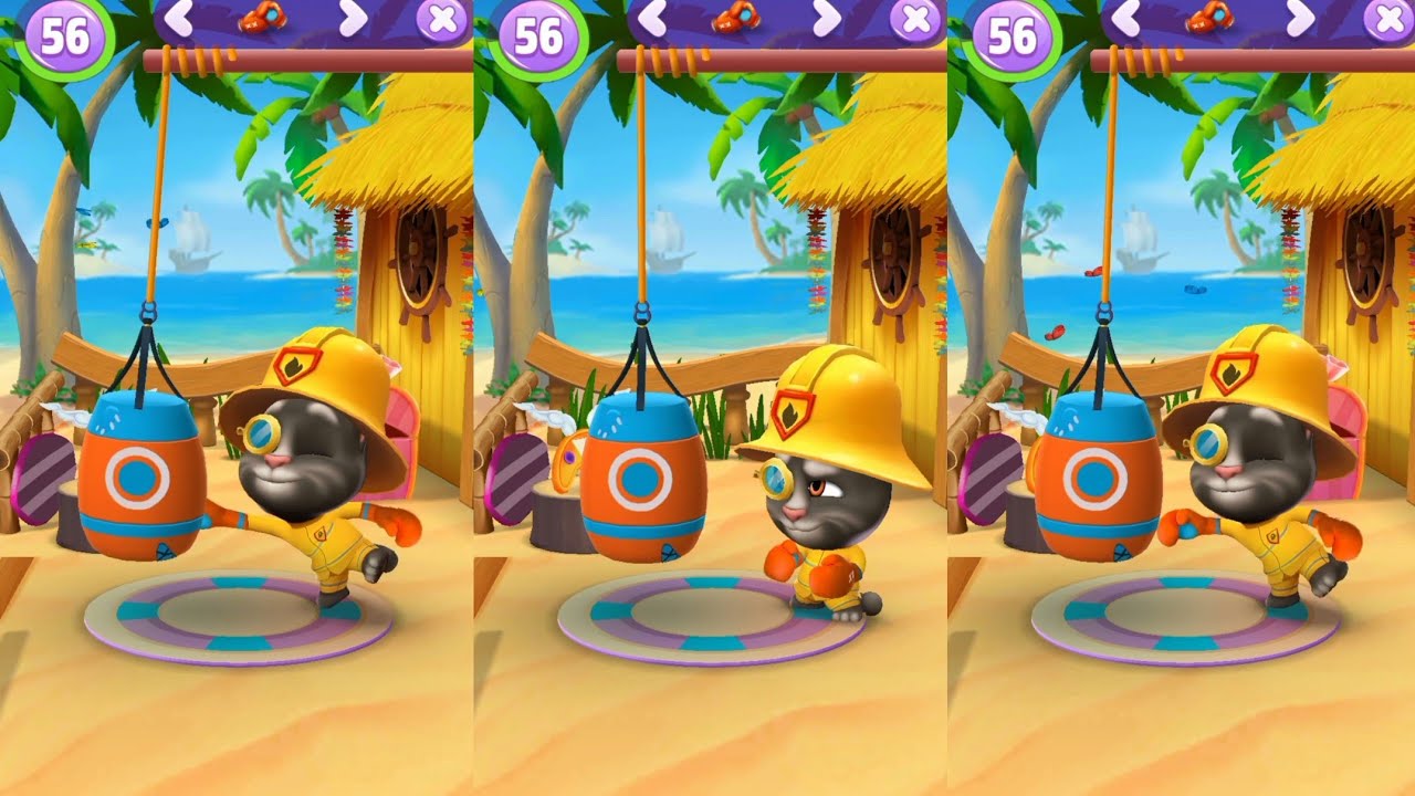 KUCING TOM BERMAIN SAMSAK - Talking Tom - GAME KARTUN ANAK - YouTube