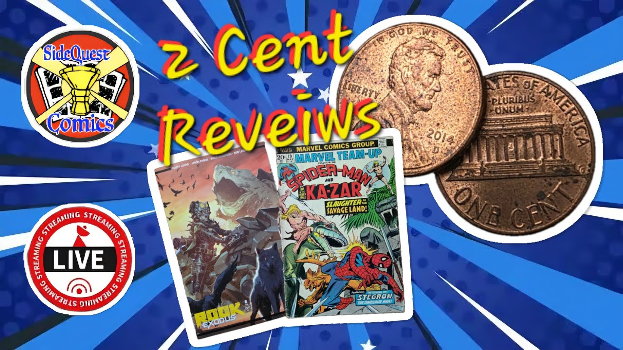 Two Cents, Live!!! #comicbooks #comicreview #newcomics - YouTube