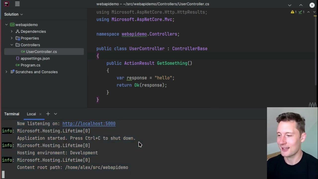 C# API's For Absolute Beginners [.NET 8 JSON Web API] - YouTube