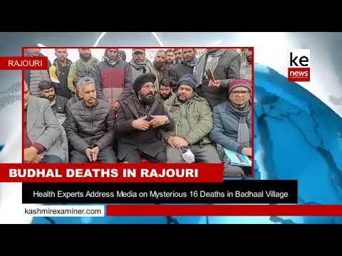 Health Experts Address Media on Mysterious 16 Deaths in Budhal Village in Rajouri district - YouTube