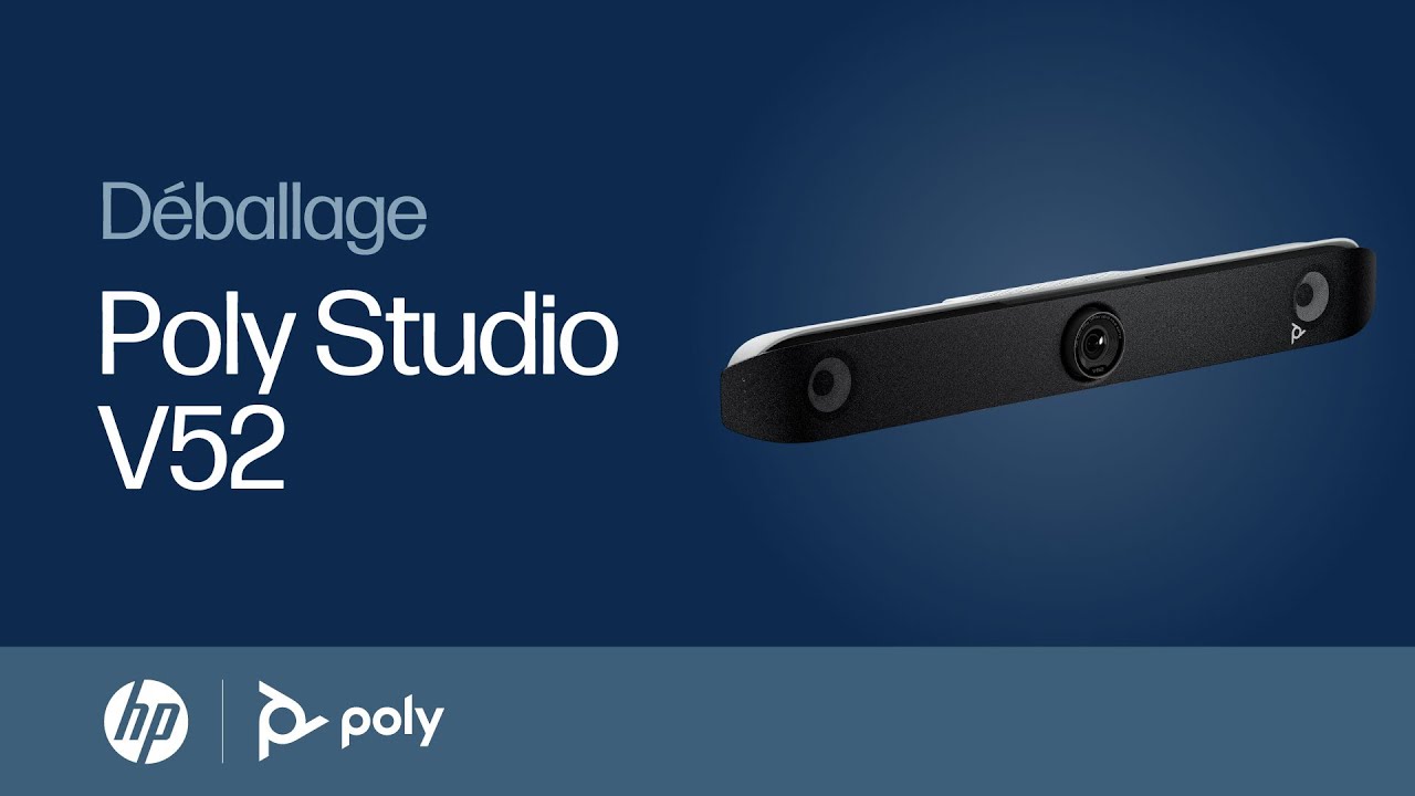 Poly Studio V52 : Configuration | Accessoires | HP Support - YouTube